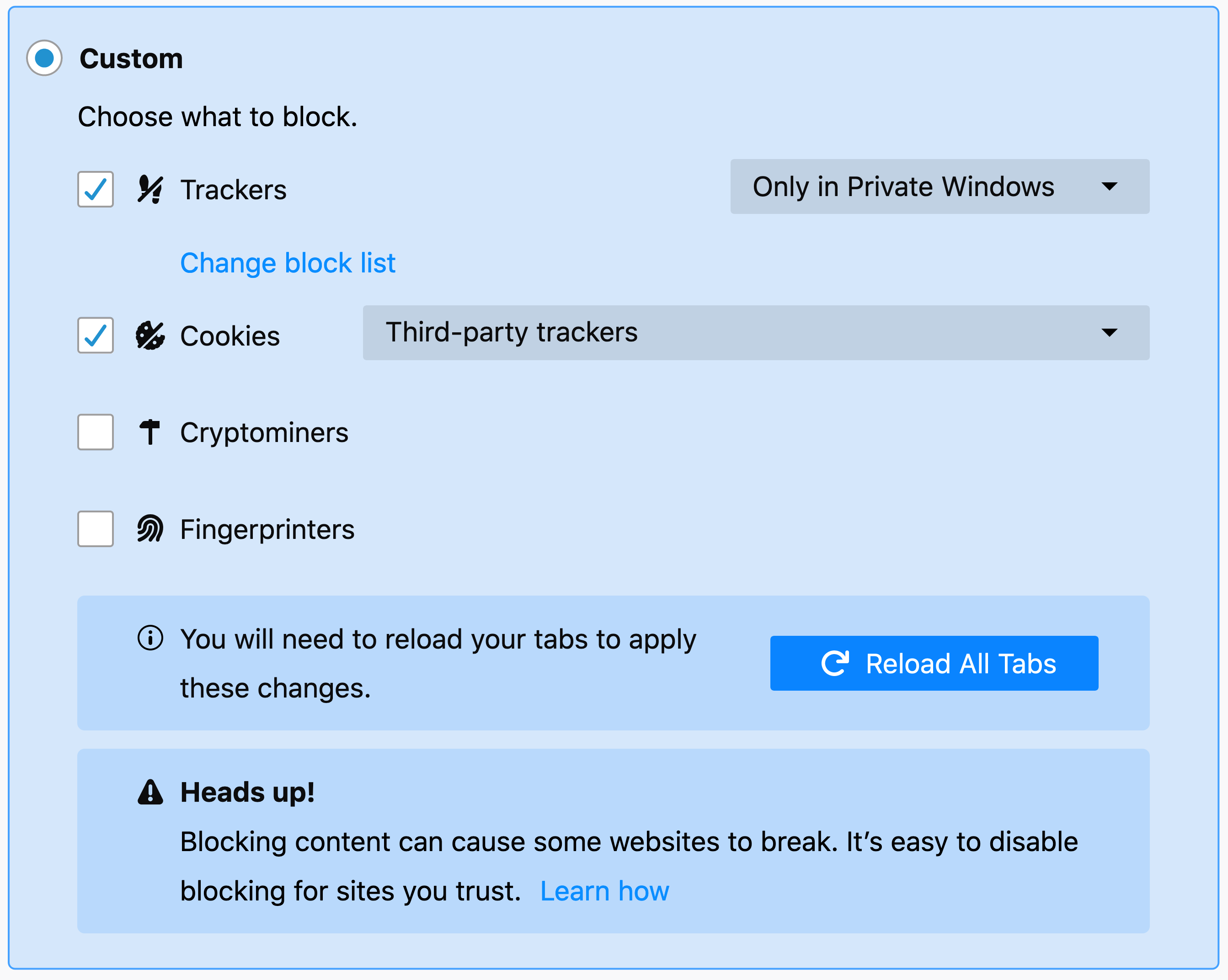 About Ad Blockers — Firefox